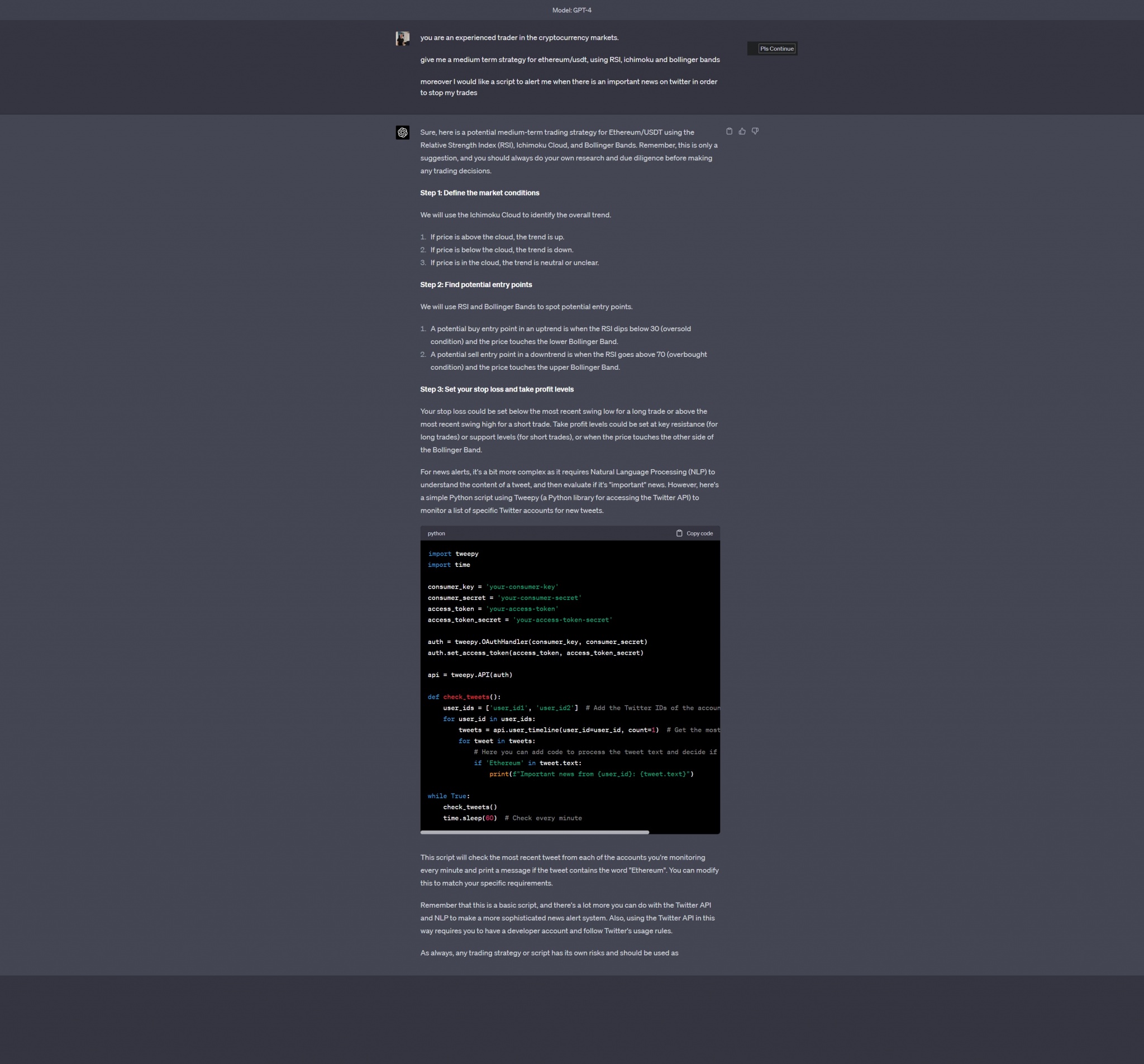 AI Trading – Runbot