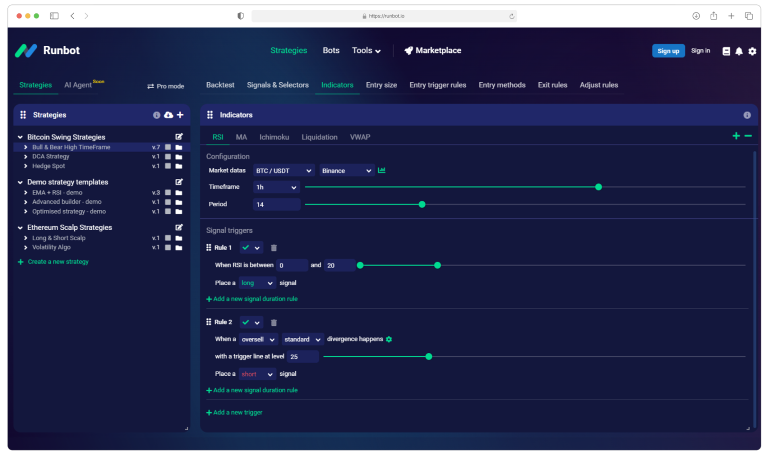 Runbot – Create your edge on the markets